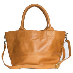 Paris Leather Tote Bag - Caramel – Bahru Leather